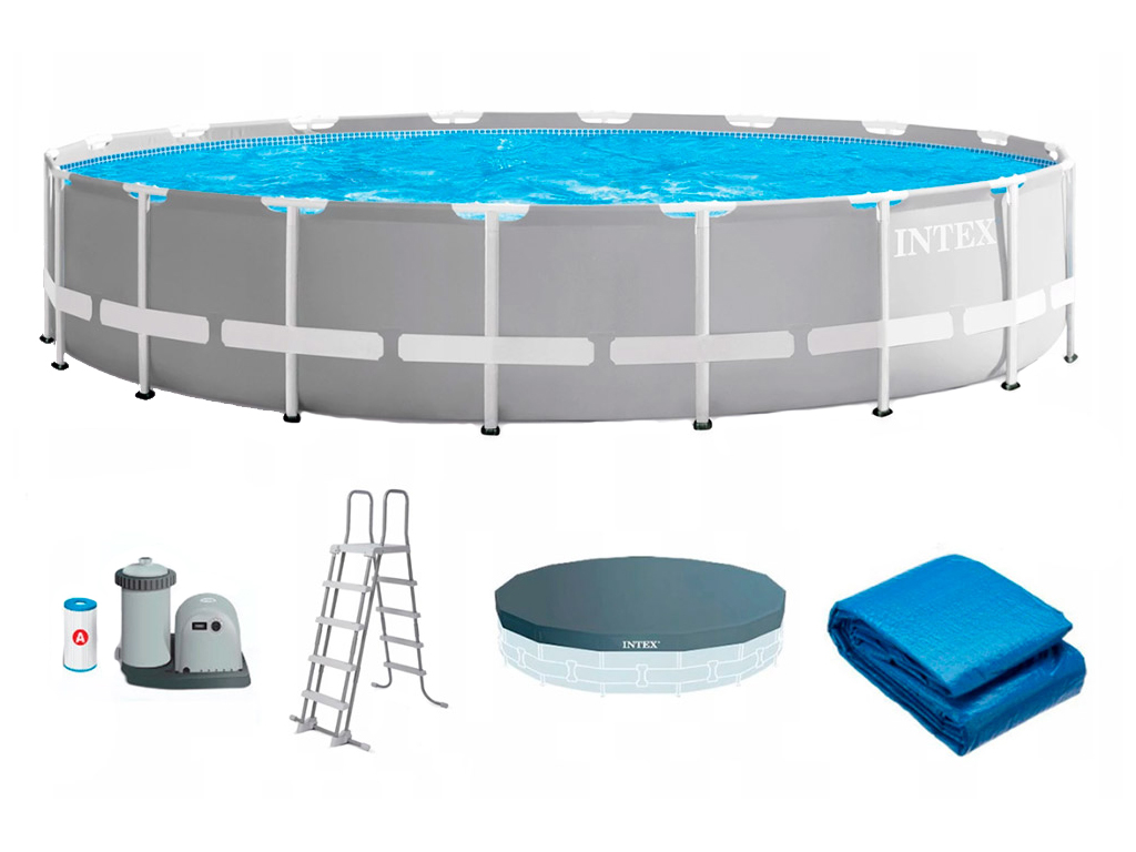 Купить Бассейн каркасный круглый Ultra XTR. Intex 26340 недорого